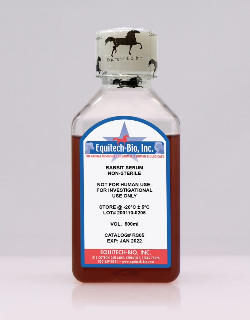 RS05 -- Non-Sterile Rabbit Serum
